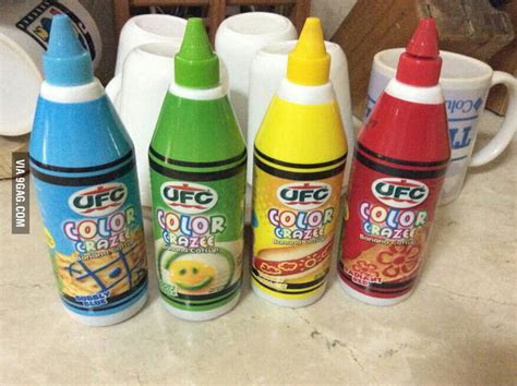Crayola™ Inspired Colored Ketchup In The Philippines 9gag