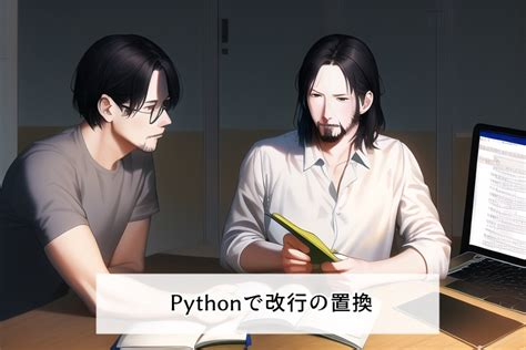 Pythonの改行の方法 スクリプトの制御方法の解説