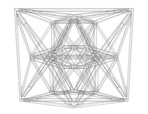 3mf File Wireframe Shape Geometric 24 Cell 🎨・design To Download And 3d Print・cults