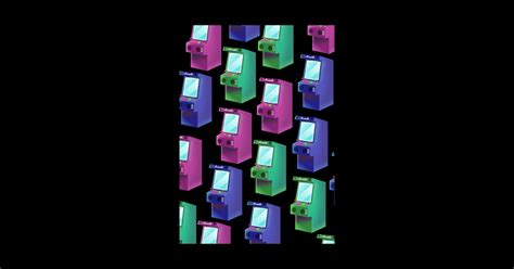 Retro Arcade Pattern Retro Arcade Pattern Sticker Teepublic