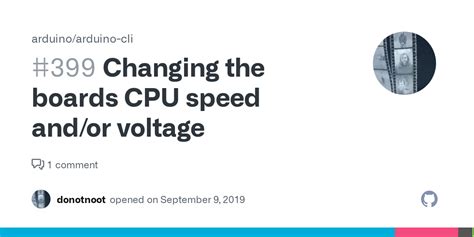 Changing The Boards CPU Speed And Or Voltage Issue Arduino Arduino Cli GitHub