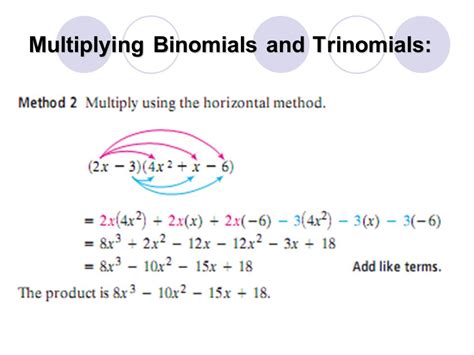 Day 9 Multiplying Binomials And Trinomials Quizizz