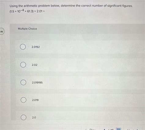 Solved Using The Arithmetic Problem Below Determine The Chegg