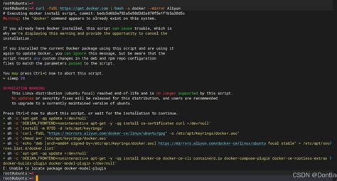 安装docker报错：e Unable To Locate Package Docker Model Plugin（ubuntu版本过旧） Csdn博客