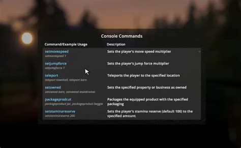How To Use Console Commands ：schedule 1 Cheats Schedule 1