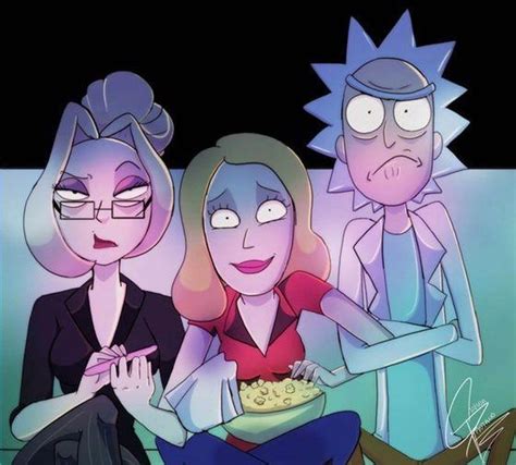 Fan Art Of Rick Sanchez And His Wife Guaranteed To Break Your Heart