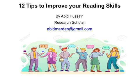 12 Tips To Improve Your Reading Skills Pptx