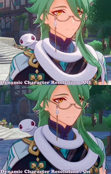 Dynamic Character Resolution On And Off Rgenshinimpact Dynamic Character Resolution On And Off Rgenshinimpact