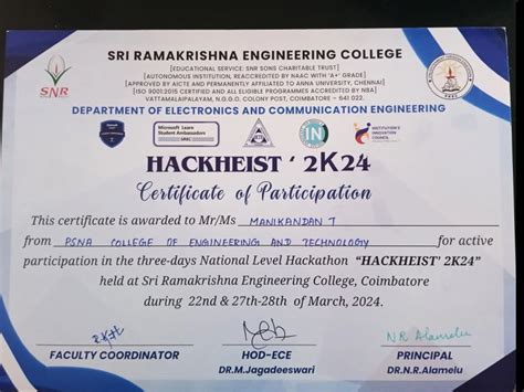 Manikandan T On Linkedin Hackathon Codingjourney Skilldevelopment