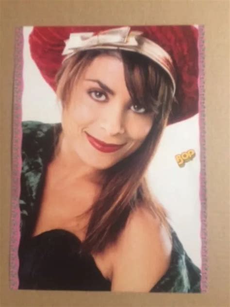 Paula Abdul Ex Scrapbook Original Vintage Magazine Clipping Poster Picclick Uk