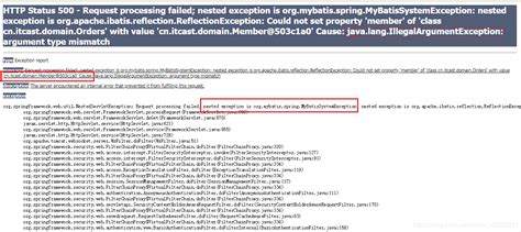 Caused By Javalangillegalargumentexception Argument Type Mismatch