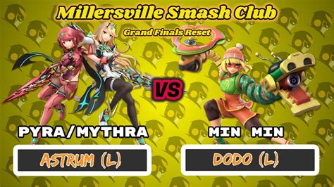 Mu Weekly 4 Fall 2022 Grand Finals Reset Astrum [l] Pyra Mythra Vs Dodo [l] Duck Hunt Min