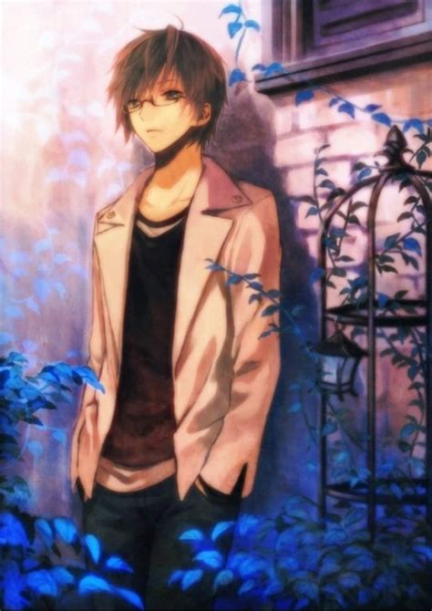 Аниме мальчик с коричневыми волосами фото и картинки Abrakadabrafun