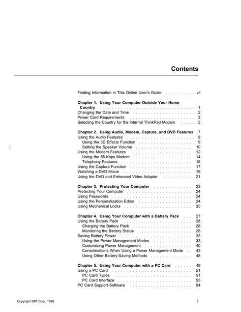 IBM ThinkPad 770E ED User Manual Manualzz