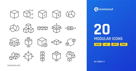 Download Modular Icon Pack Available In Svg Png And Icon Fonts