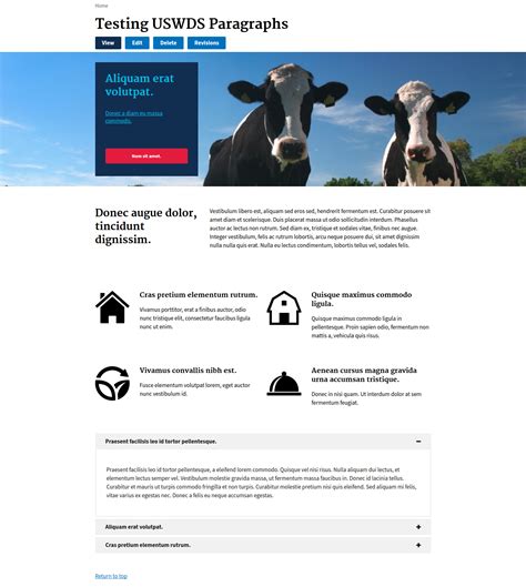 Us Web Design Standards Paragraphs