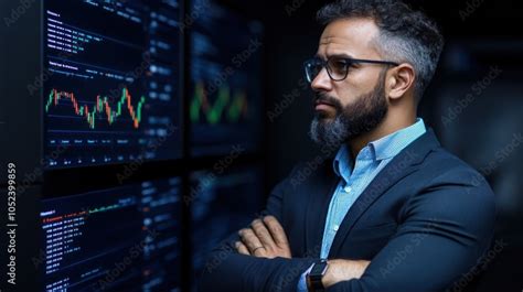 Engineer Analyzing Production Data From A Digital Dashboard Representing The Integration Of