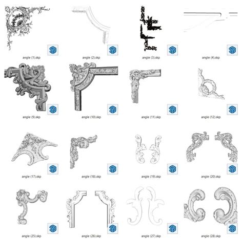 7328 Free Sketchup Ceiling Corner Model Download