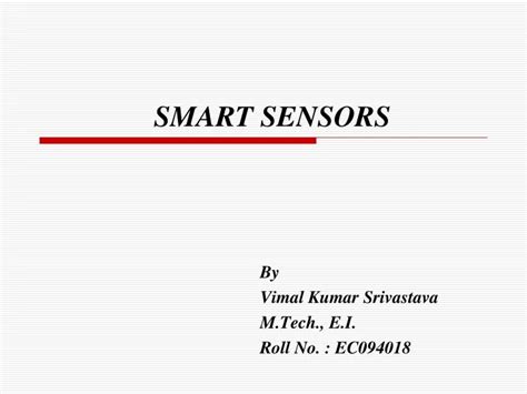 PPT Evolution Of Smart Sensors Enhancing Control Systems Capabilities PowerPoint Presentation