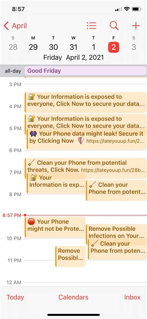 How Can I Fix This Calendar Issue R Applehelp