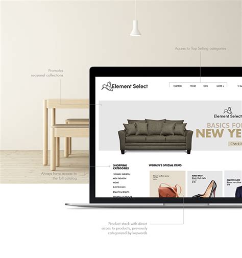 Element Select Website On Behance