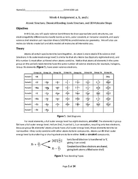 Chm1020 Week 10 Lab Assignment On Nuclear Science And Radioactivity