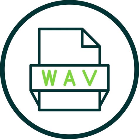 Wav File Format Icon Vector Art At Vecteezy