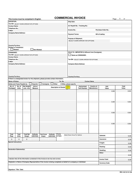 free printable invoice templates [excel word pdf] and blank download