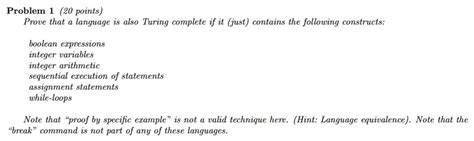 [get answer] problem 1 20 points prove that a language is also turing