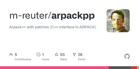 GitHub M Reuter Arpackpp Arpack With Patches C Interface To ARPACK
