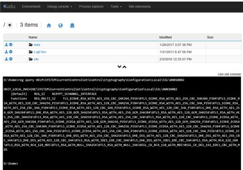 How To See The Cipher Suites On An Azure App Service The Best C Programmer In The World