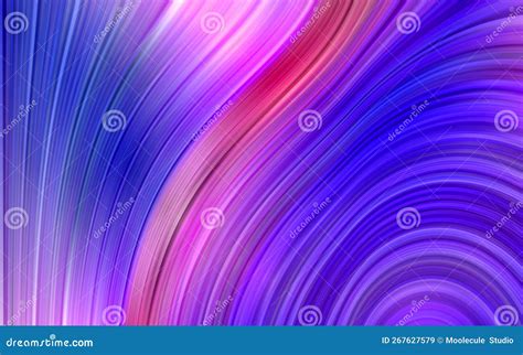 Dynamic Color Series Artistic Abstraction With Colorful Wavy Lines Creative Multi Colored Wave
