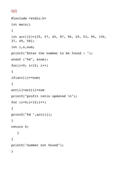 Solved Q1 Include Int Main Int Num Sum0 Do