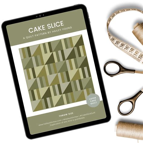Cake Slice Quilt Pattern Pdf Download Hailey Stitches