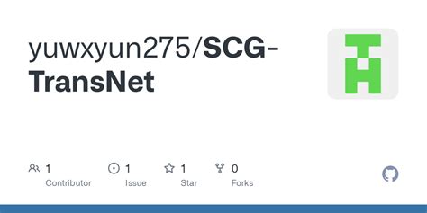 GitHub Yuwxyun275 SCG TransNet