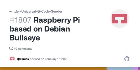 Raspberry Pi Based On Debian Bullseye Issue Winder Universal G Code Sender GitHub
