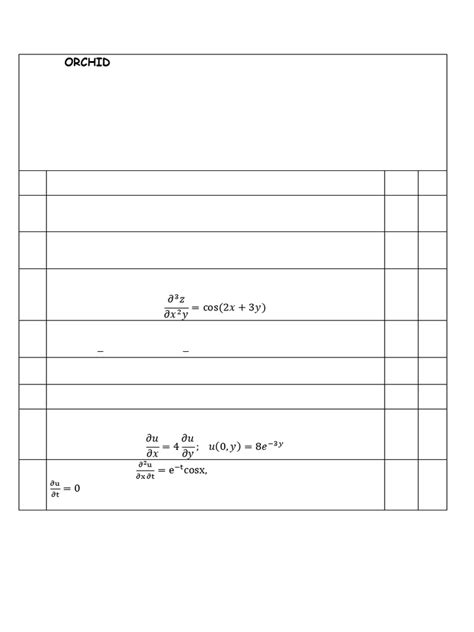 Assignment No 3 Partial Differential Equations Cse Pdf Teaching