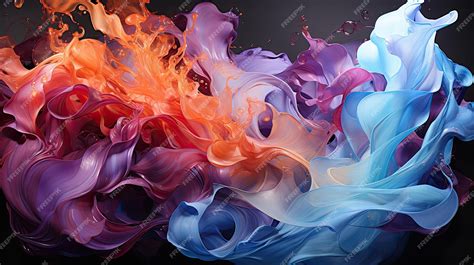 Premium Ai Image Energy Flow Abstract Background