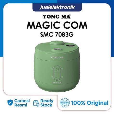 Promo Yong Ma Smc 7083 G Magic Com Manual 1 8 Liter 400 Watt Green Rice Cooker Hijau Smc7083g