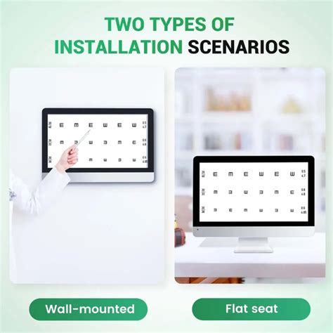 21 5 Inch Lcd Digital Visual Acuity Chart Optical Testing Monitor Eye