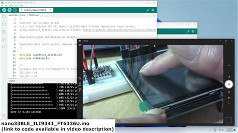 240x320h Ips Spi Module Ili9341 With Cap Touch Ft6336u On Nologo Nano 33 Ble Arduino Framework