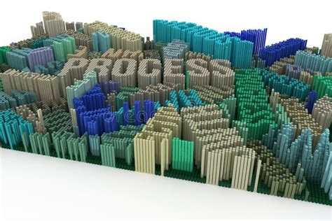 Colorful 3d Rendering Illustrations Of Shape Composition Geometric Structure Block For