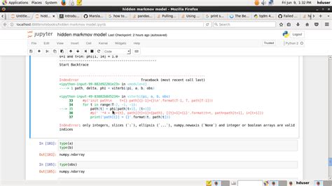 Having Error Implementing Viterbi Algorithm In Python Stack Overflow