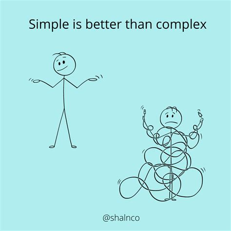 simple is better than complex shalnco newsletter