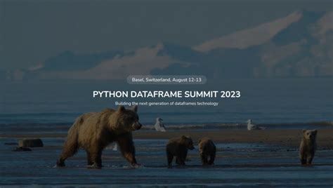 Marc Garcia On Linkedin Pythondataframesummit2023 Future Python
