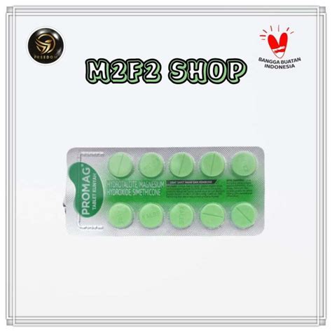 Jual Promag Tablet Kunyah Obat Sakit Maag Dan Kembung Kemasan Box Di Seller M F Shop