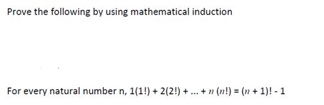 Solved Prove In Details The Following By Using Chegg