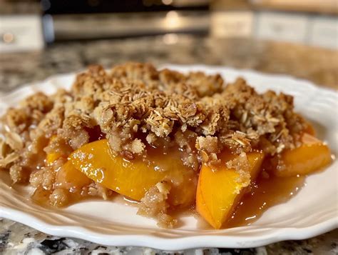 Quick Peach Crisp Recipe