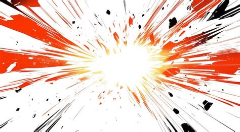 Explosive And Dynamic Visual Effects Inspired By Manga Combining Bold