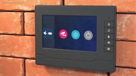 Amocam Video Intercom System Display 3d Model 29 3ds Blend C4d Fbx Max Obj Lxo Ma
